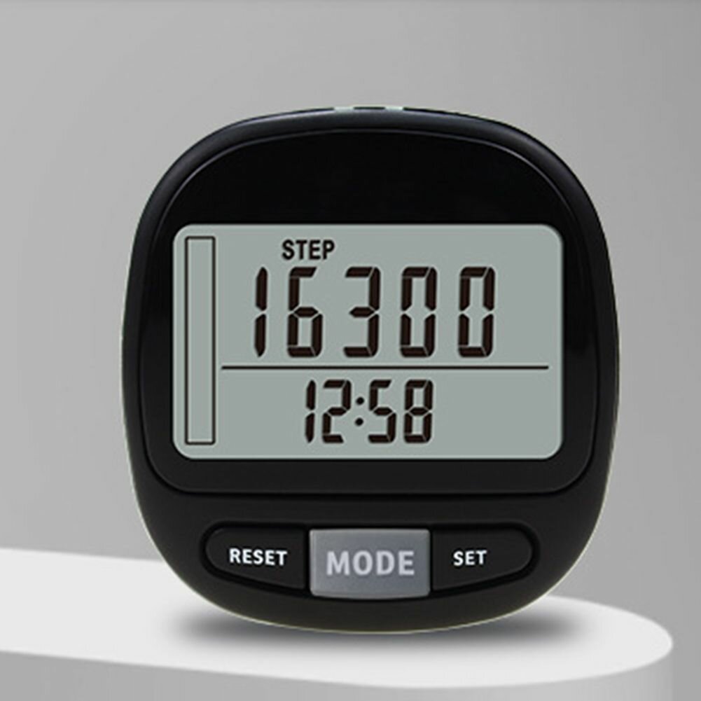 3D шагомер портативный шагомер большой Ж -дисплей на батарейках для мужчин и женщин