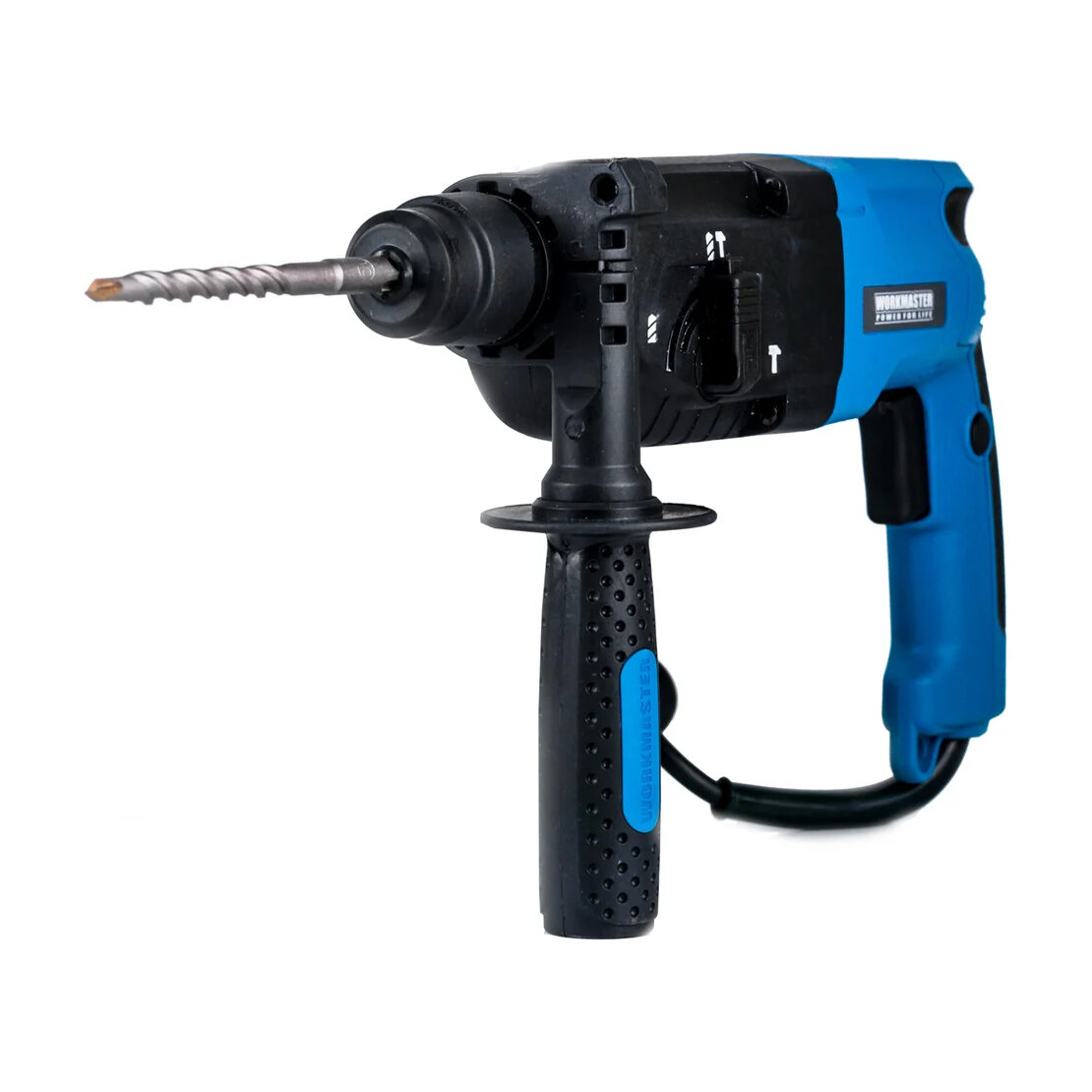 Перфоратор сетевой Workmaster ПР-980, SDS-Plus, 980 Вт, 1100 об/мин, 4500 уд/мин, 4.5 Дж, синий