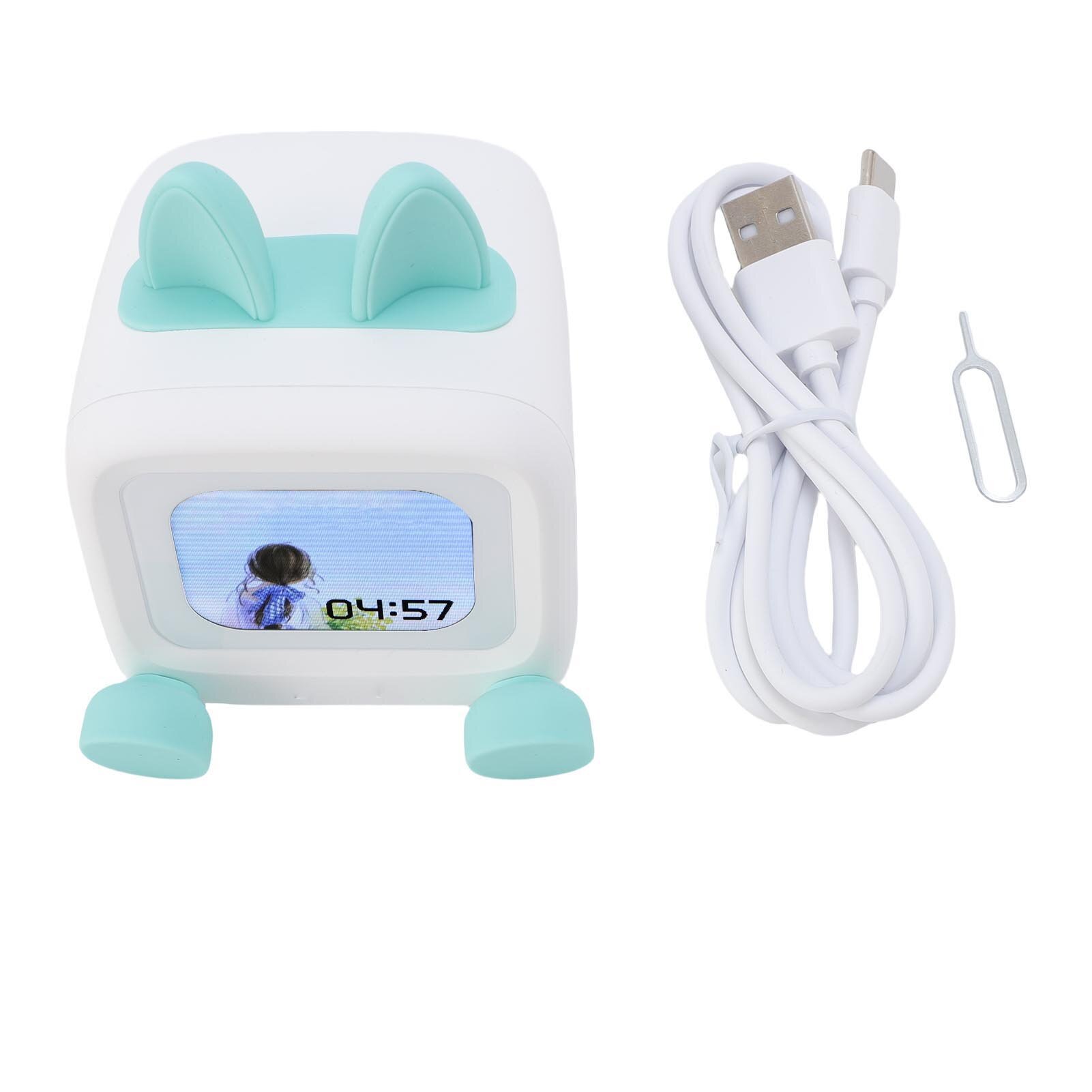 Настольный робот-телевизор с Bluetooth-колонкой, часы, управление через приложение, многофункциональный интеллектуальный робот-телевизор для подарка и украшения.