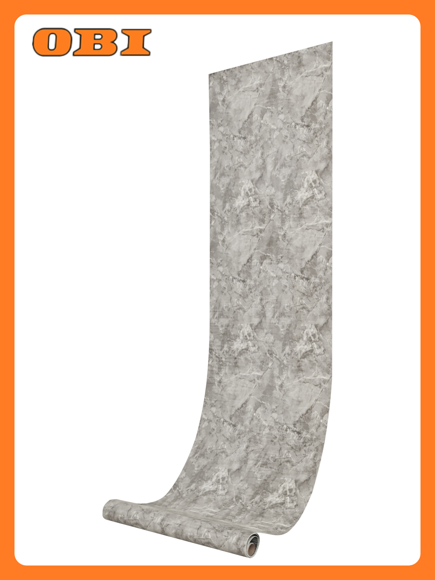 Самоклеящаяся ПВХ плитка рулон Lako Decor "Мрамор Бергамо" 1,8м² 60х300 см, шт