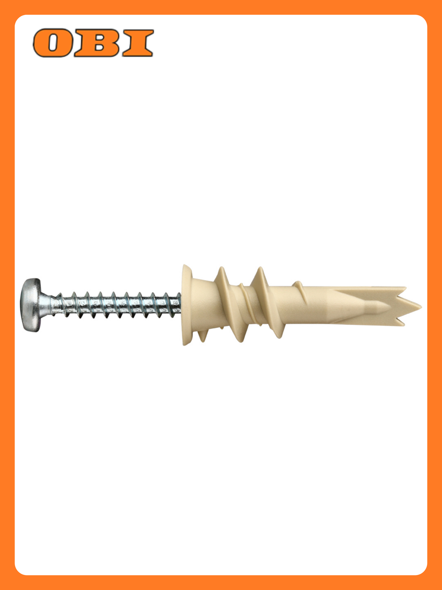 Анкер для гипсокартона европартнер PBA 10х37 мм с шурупом 50 шт