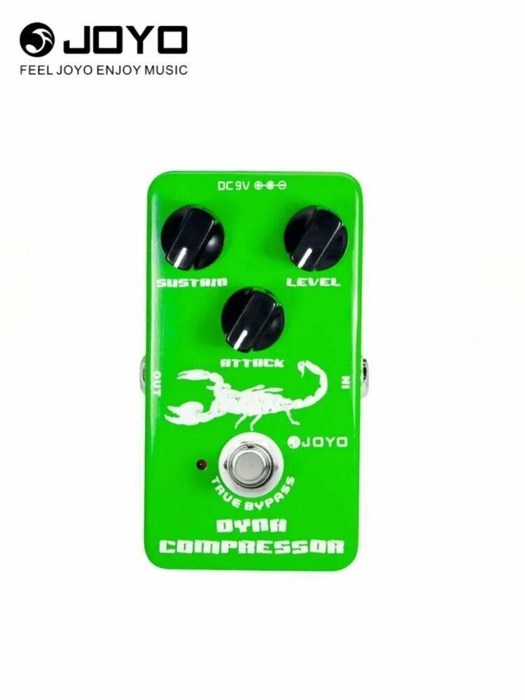 Педаль эффектов для электрогитары и бас-гитары JOYO JF-10 Classic Dynamic Compressor