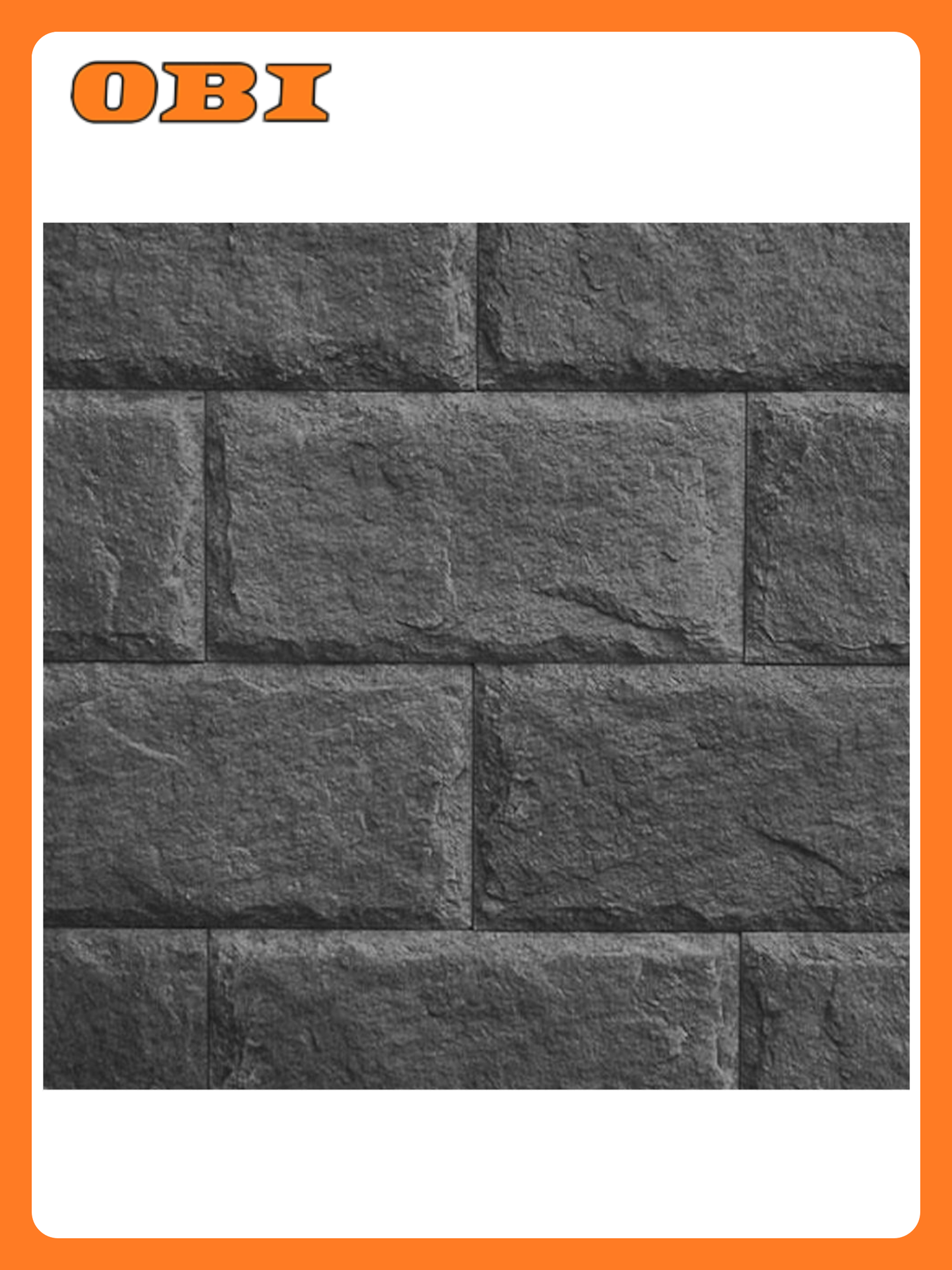 Искусственный камень Atlas Stone Цитадель темно-серый 0,8 кв. м