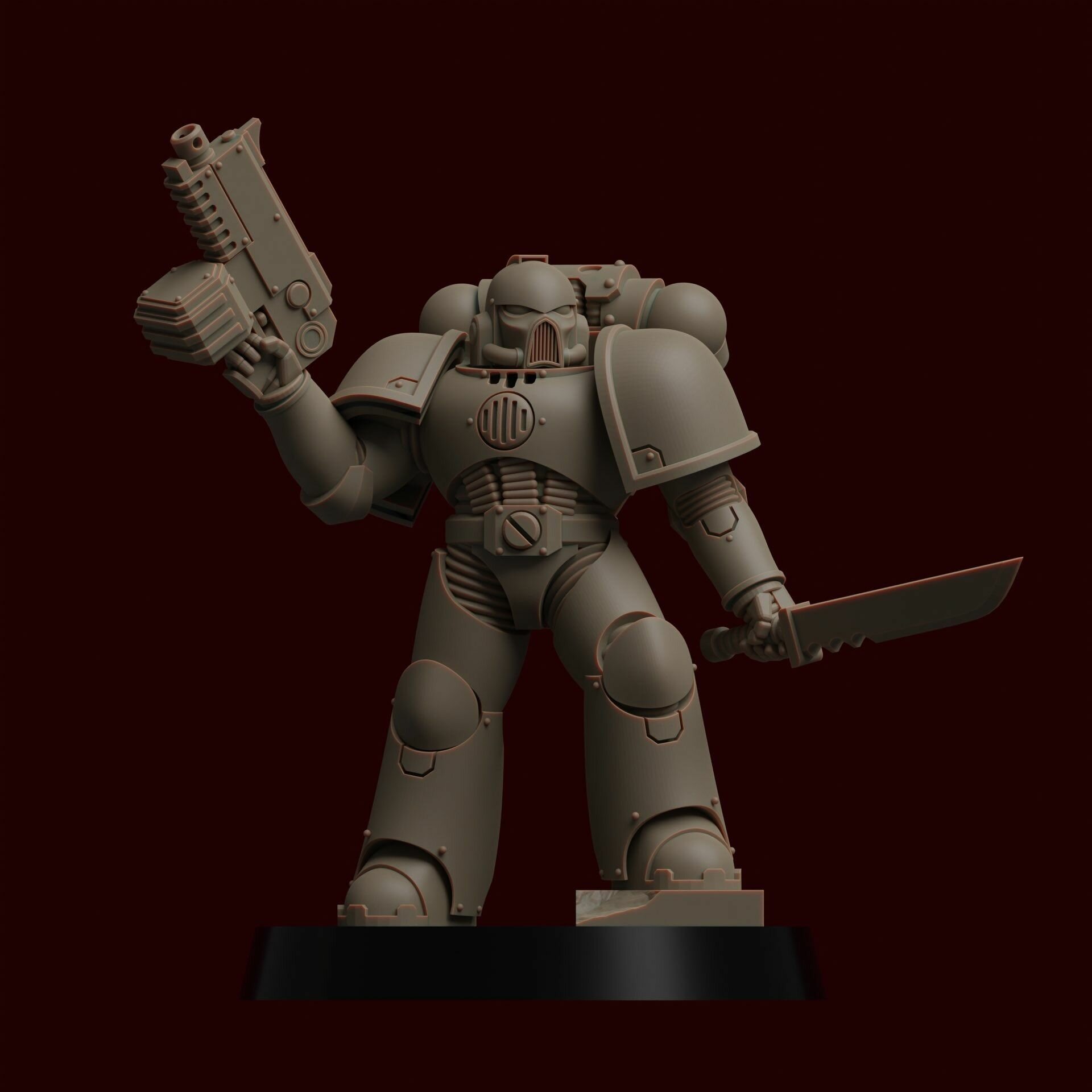 Bertrand. С подставкой. Warhammer 40.000