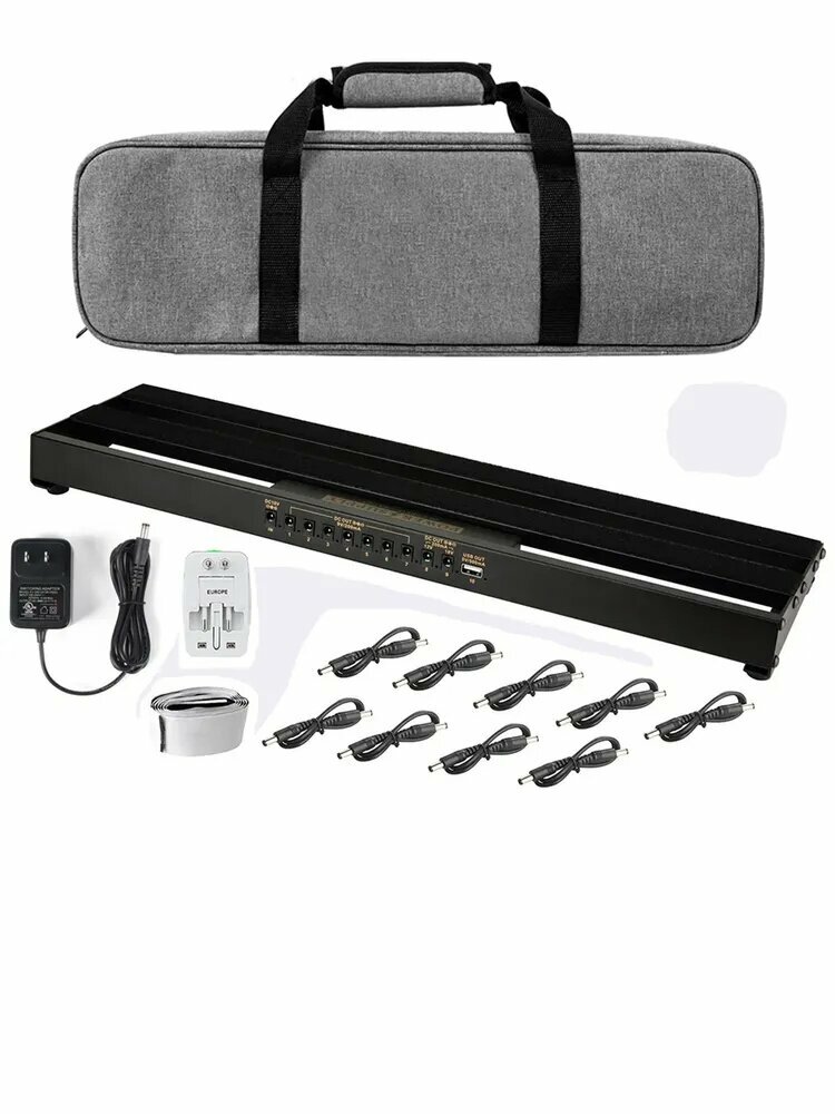 Педальная доска для гитары гитарный алюминиевый сплав Yuer Guitar Pedalboard