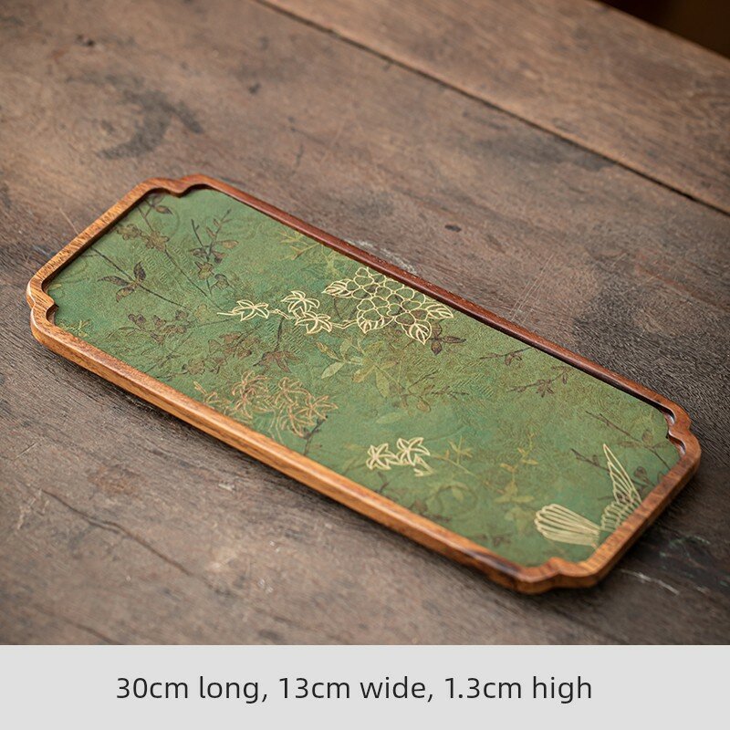 Новый поднос для чая в китайском стиле, поднос для сухого заваривания, новый бытовой поднос, деревянный чайный столик,