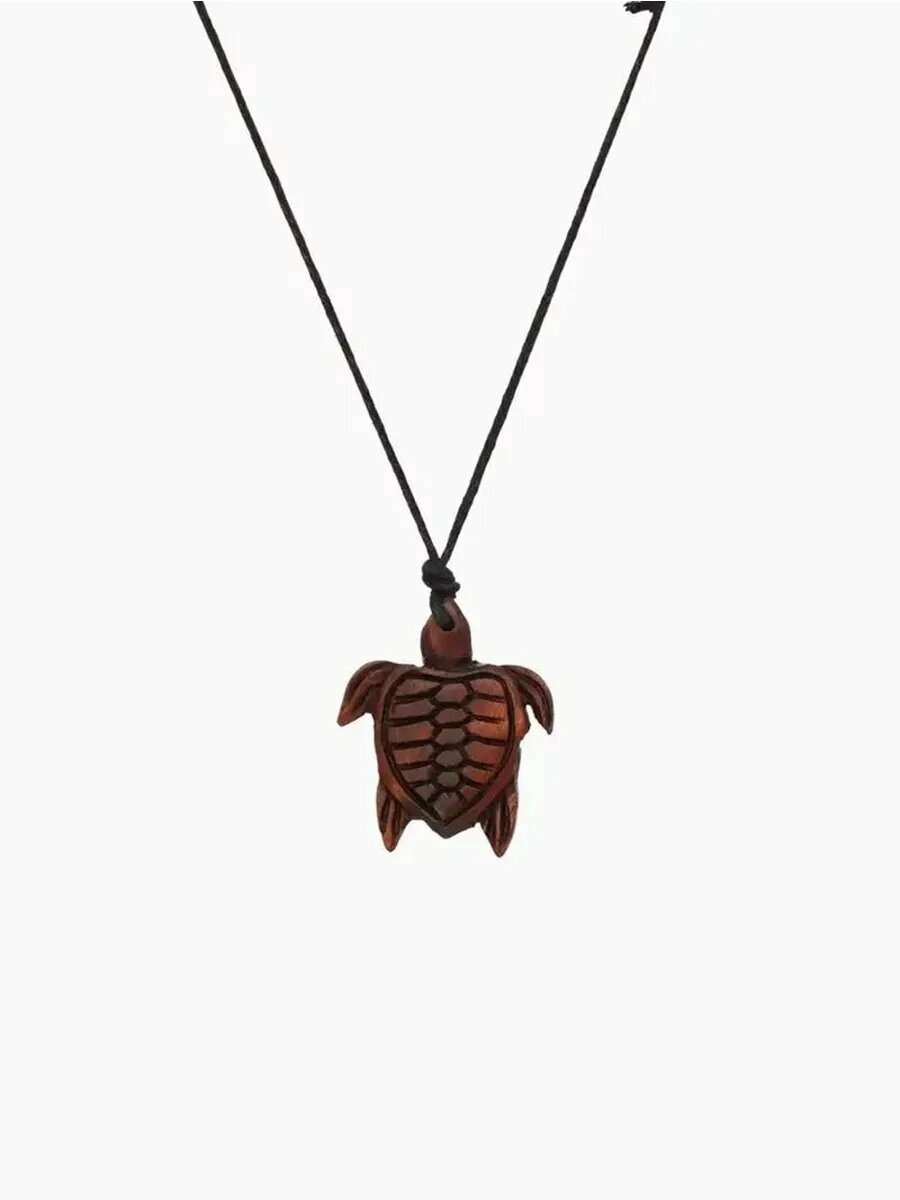 Элегантное украшение с изображением черепахи из дерева