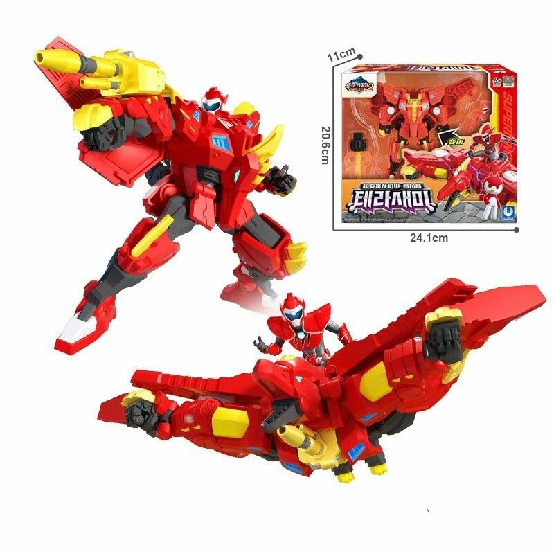 Набор из 4-х роботов-трансформеров МиниФорс / Miniforce / Робот-трансформер