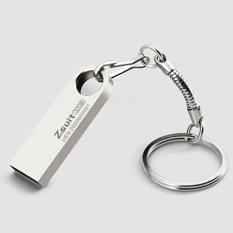 USB-флешка CHUXIA E9 32/64/128/256 ГБ 3.0-16GB, Серебристый