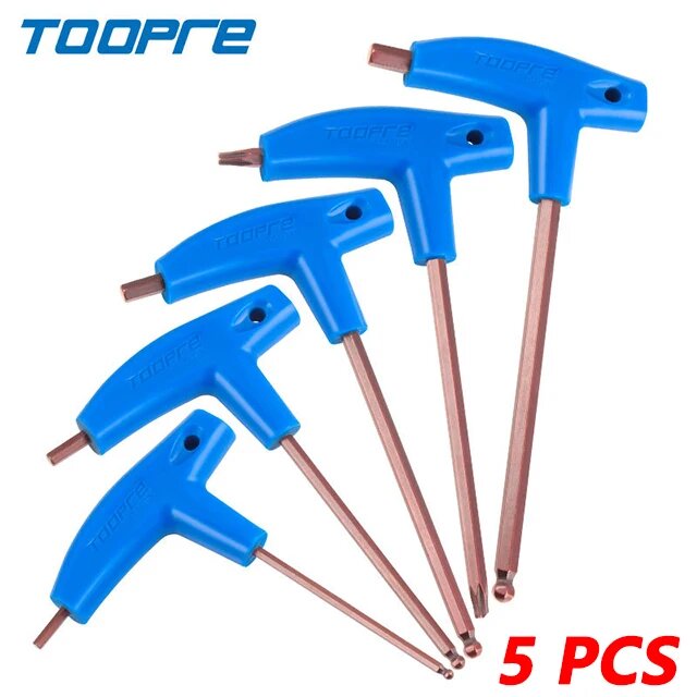TOOPRE Набор шестигранников для велосипеда T25 Wrench 5 pc Set