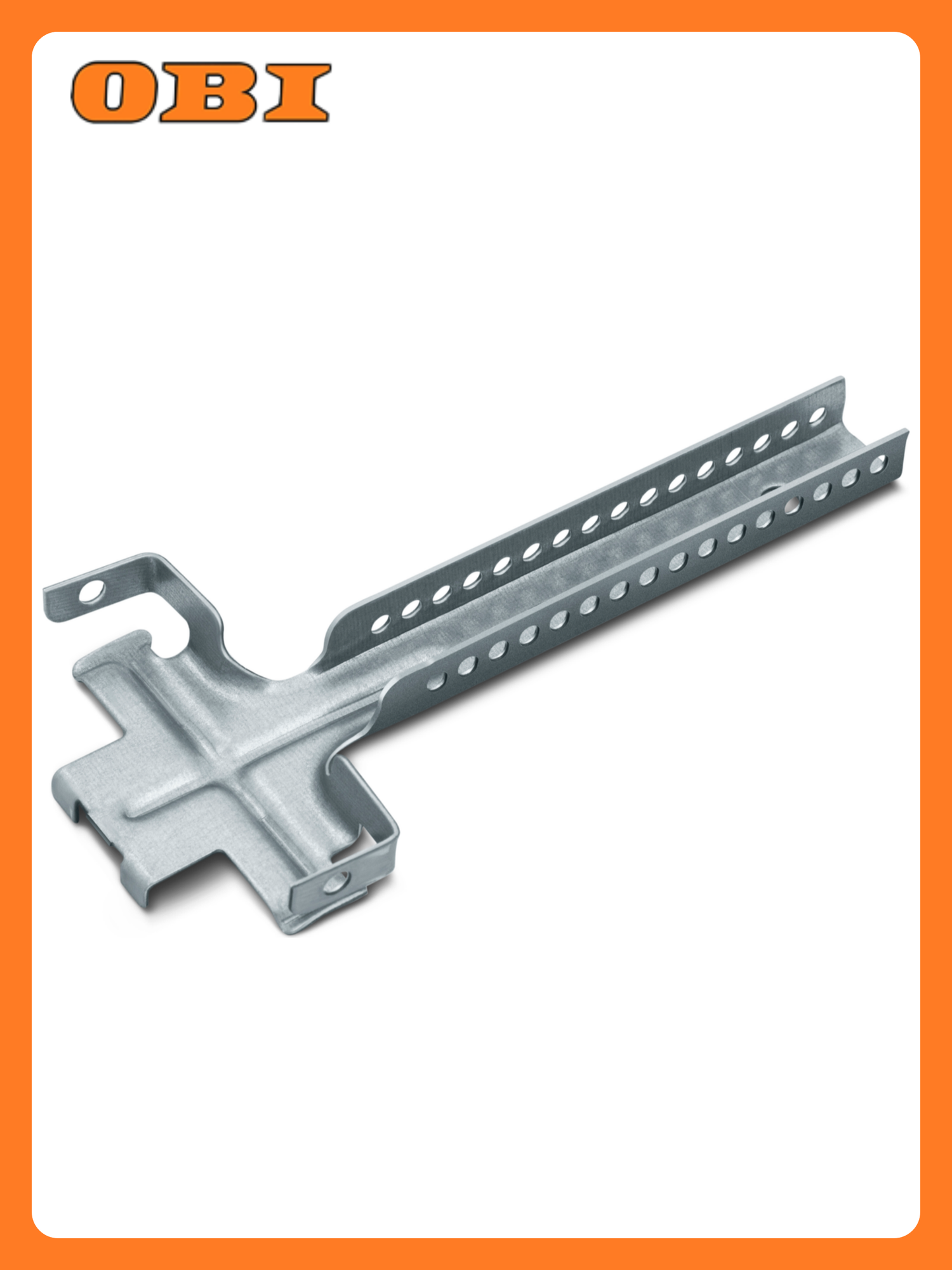 Подвес Кнауф-Нониус, нижняя часть, серебристый, 128,2 см x 61 см, толщина 0,9 мм