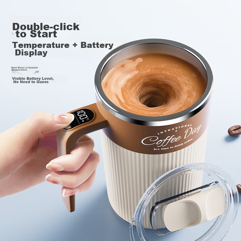 Xiduomi Fully Automatic Stirring Cup, Magnetic Electric Coffee Mug, Rechargeable, 316 Stainless Steel, Soy Milk Powder Water Cup, New Model