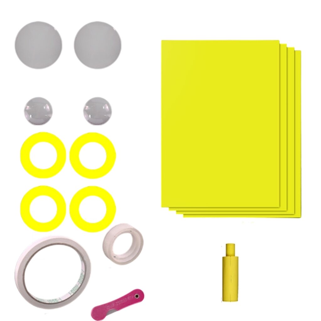 Интерактивный набор для сборки детского телескопа, бумажный научный телескоп для изучения физики детьми