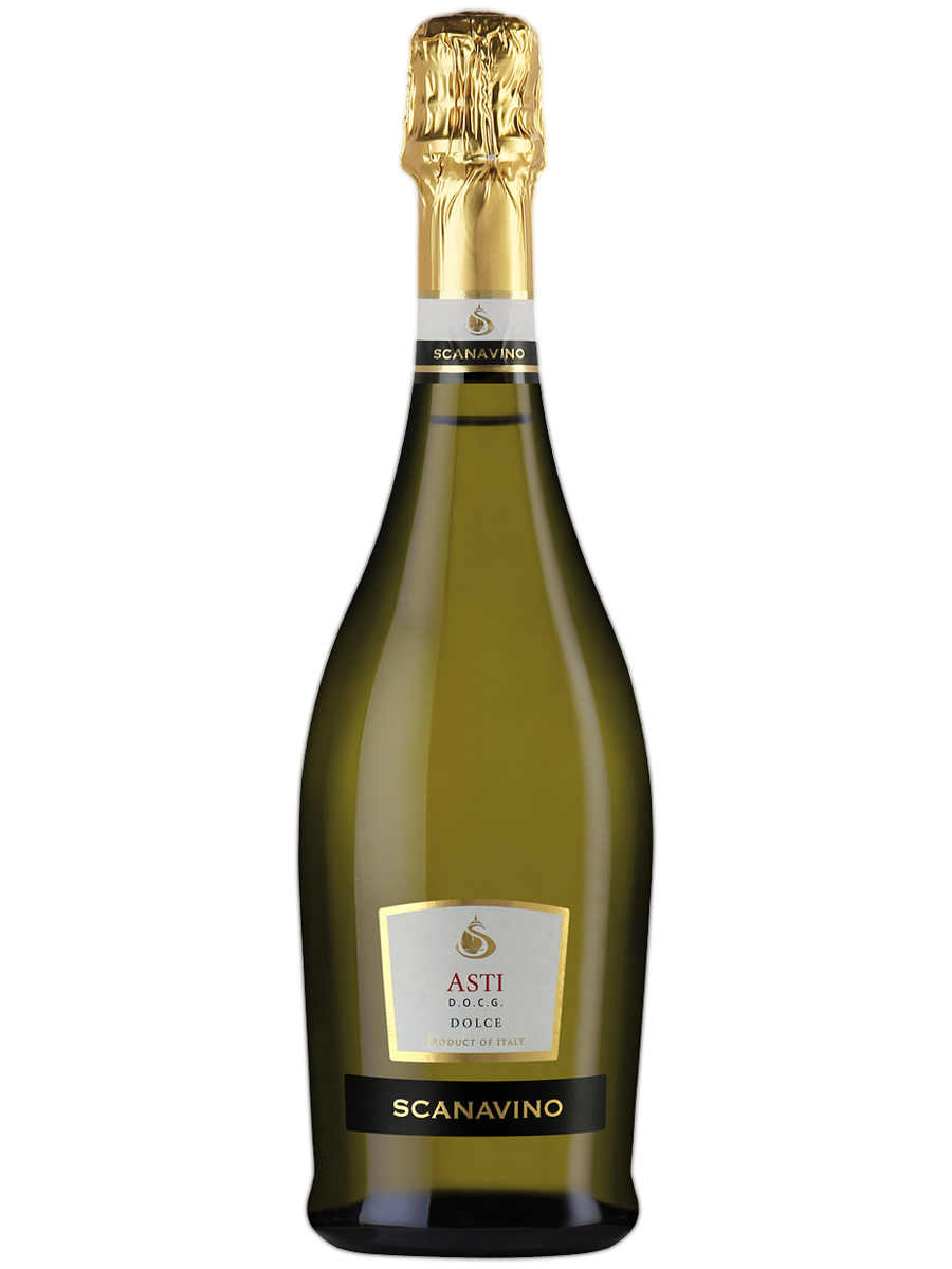 Вино игристое Scanavino Asti DOCG Dolce, белое, сладкое, 0,75 л