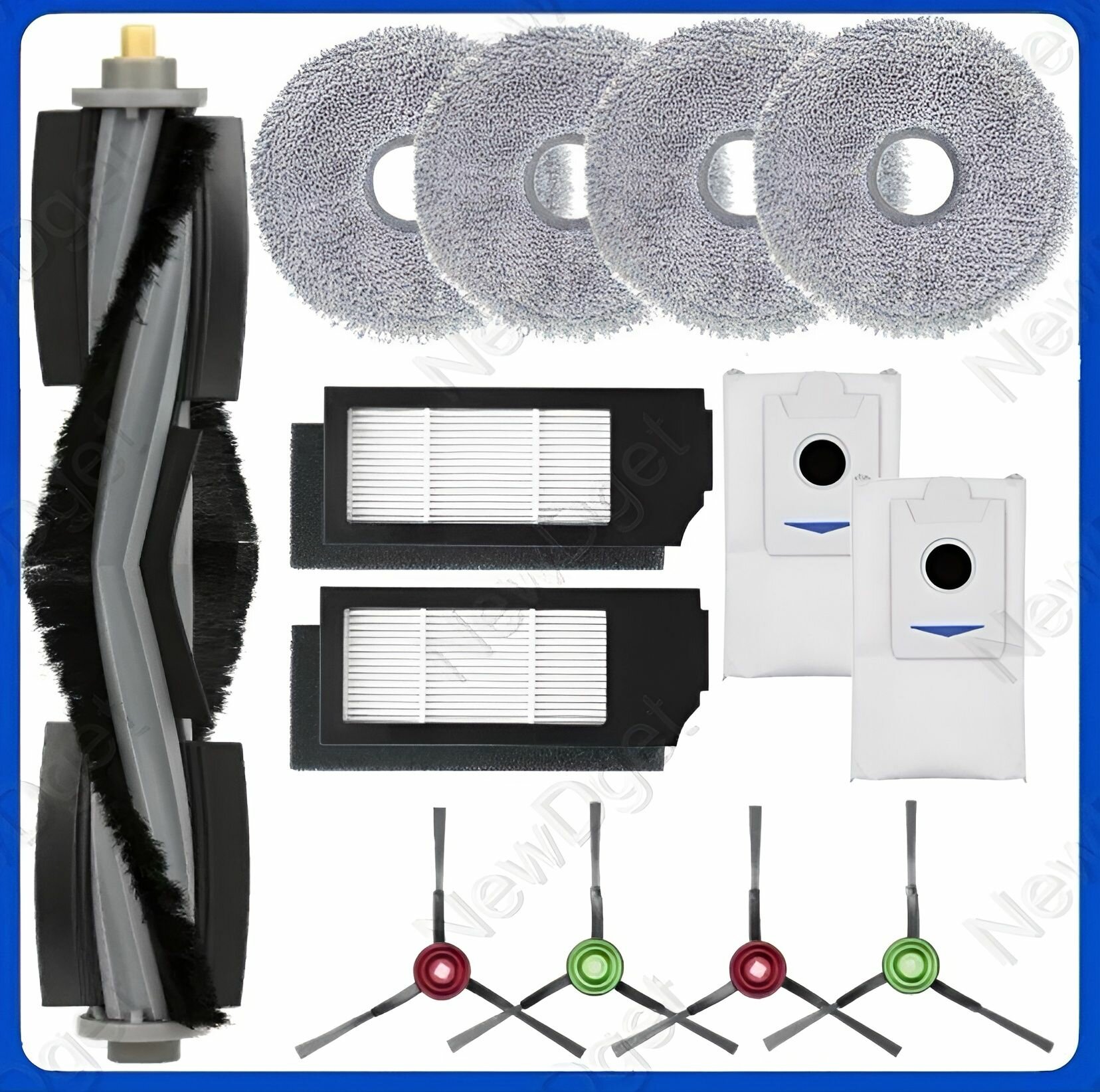Набор аксессуаров для роботов-пылесосов совместим с моделями BORK V830; X1 Omni, X1 Turbo, T10 Turbo, T20 Omni