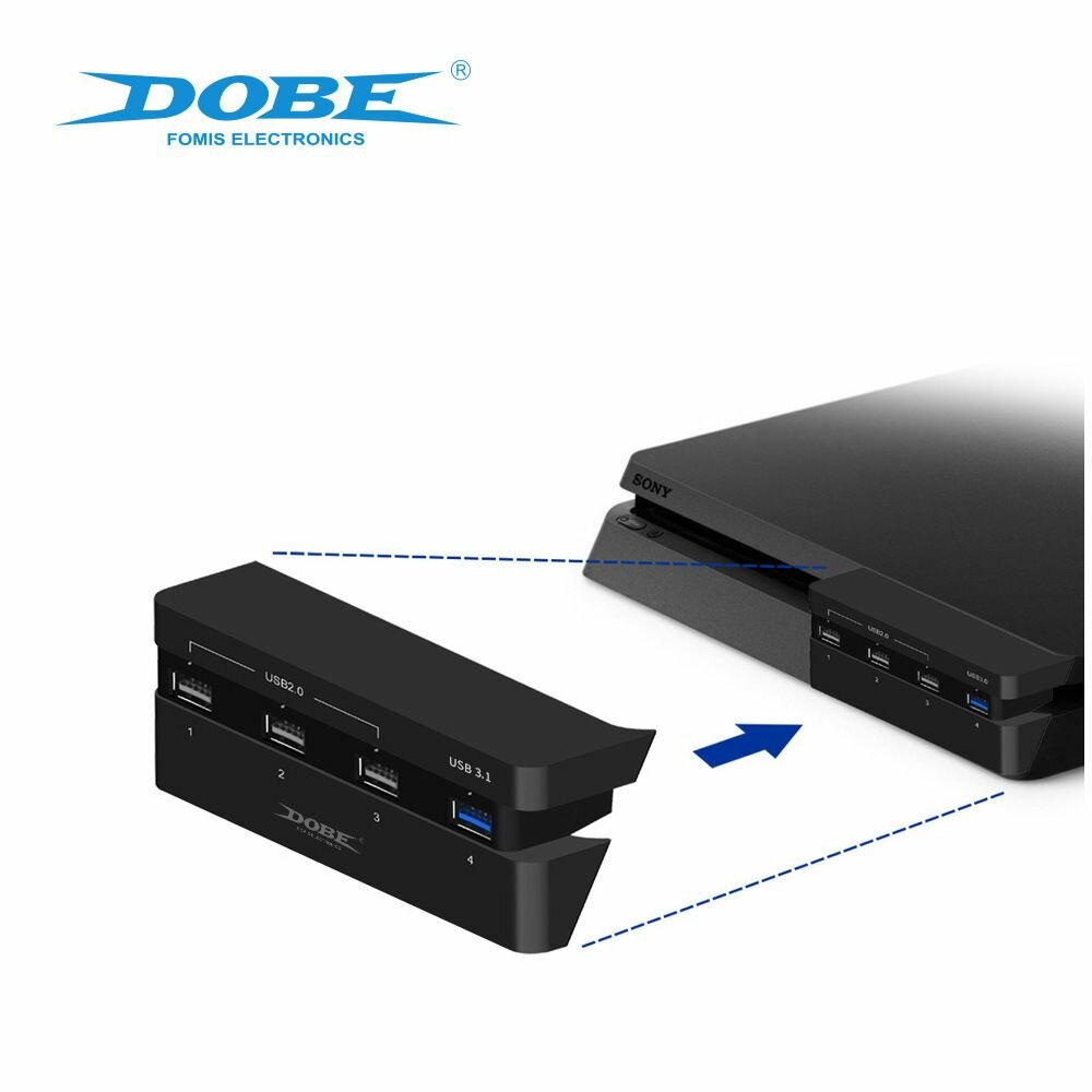 USB-удлинитель интерфейса PS4 SLIM HUB 2.0/3.1