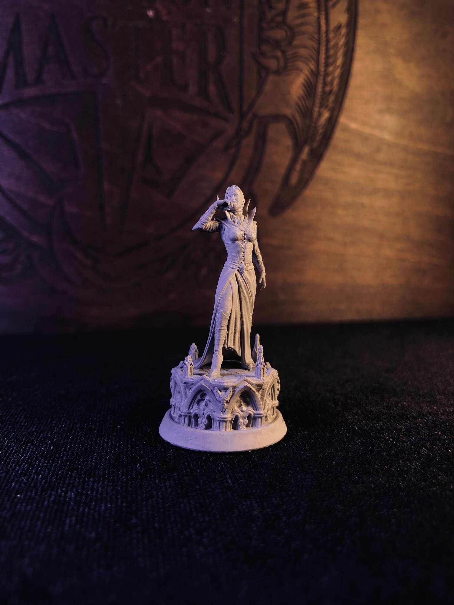 Леди-вампир - Миниатюра для настольных игр DnD, ДнД, Dungeons & Dragons, Pathfinder.