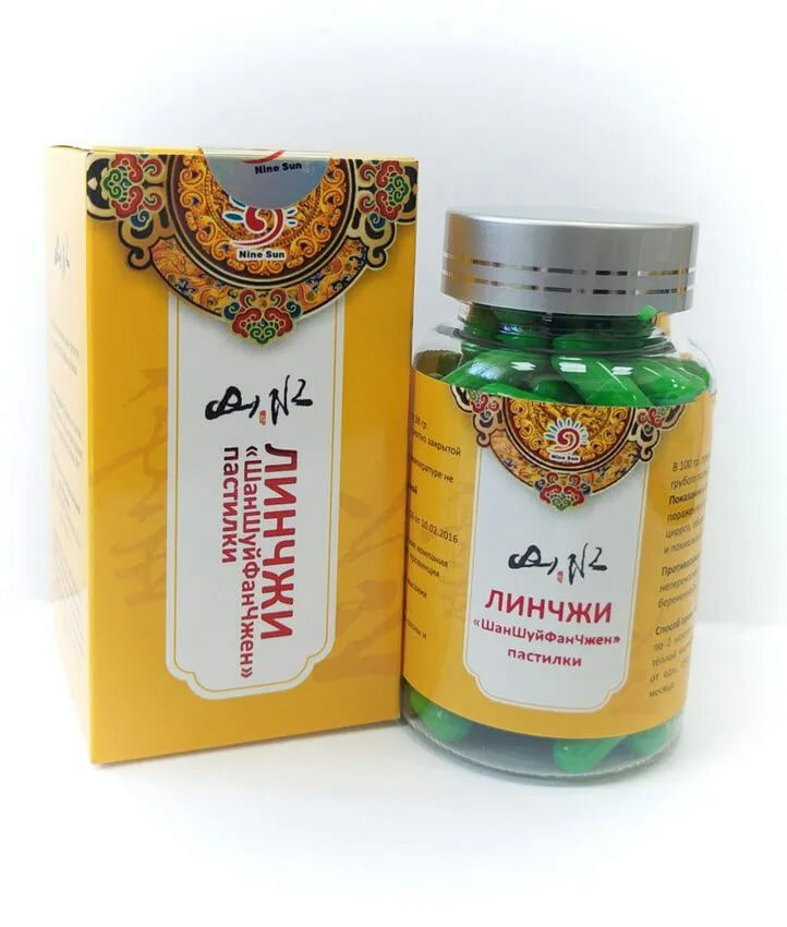 Линчжи Шан Шуй Фан Чжен, печень-желучный пузырь, гриб Рейши, 90 кап.