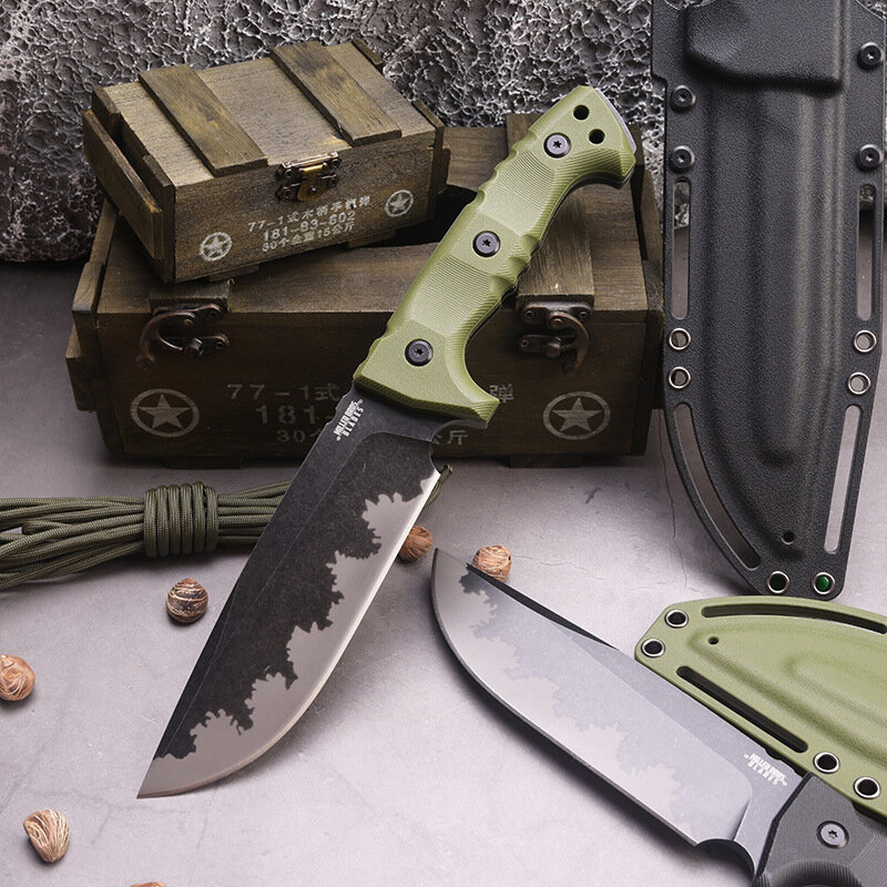 Нож Miller Brothers M33 для активного отдыха, с прямым лезвием, высокой твердостью, нож для выживания в походных условиях, острый нож из нержавеющей стали, портативный нож для фруктов.