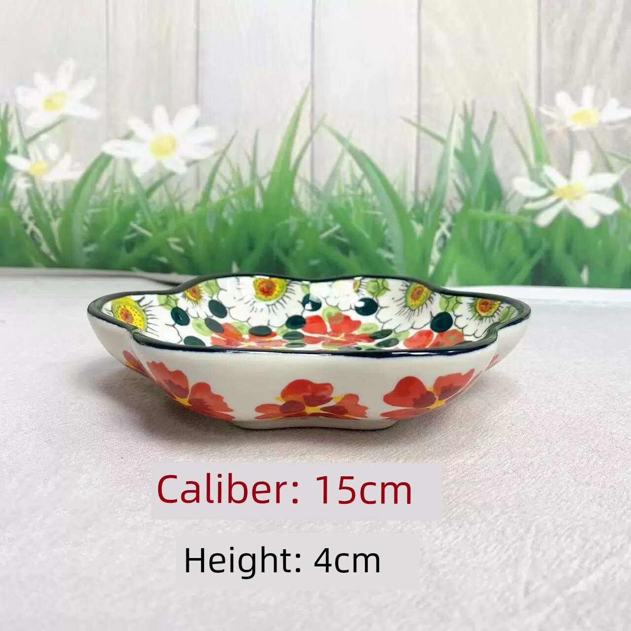 Керамическая чаша ручной росписи для внешней торговли, креативная большая чаша для лапши с двумя ручками, суповая чаша,