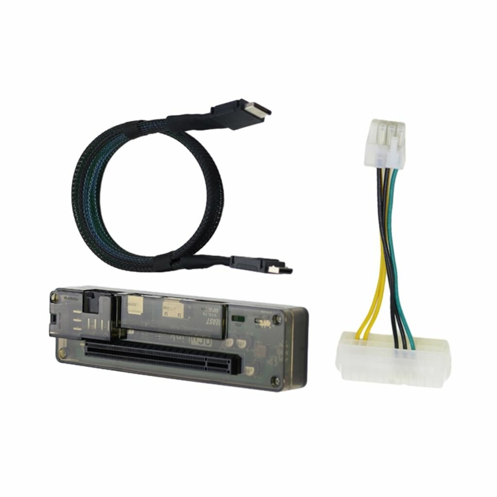 EXP GDC Высокоскоростная док-станция для графического процессора PCIe 4,0 x4 Мини-ПК Ноутбук Адаптер внешней видеокарты M.2 M Ключ расширения