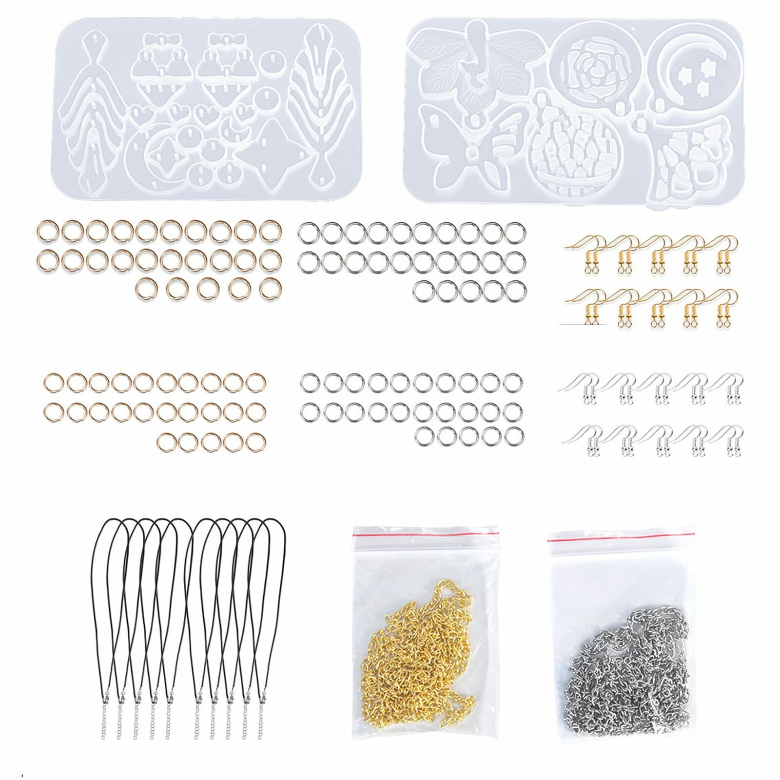 Комбинированный набор форм для изготовления сережек-подвесок