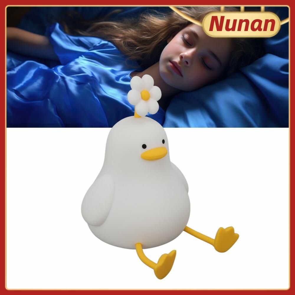 Утка, ночник, силиконовый, переносной, для детей