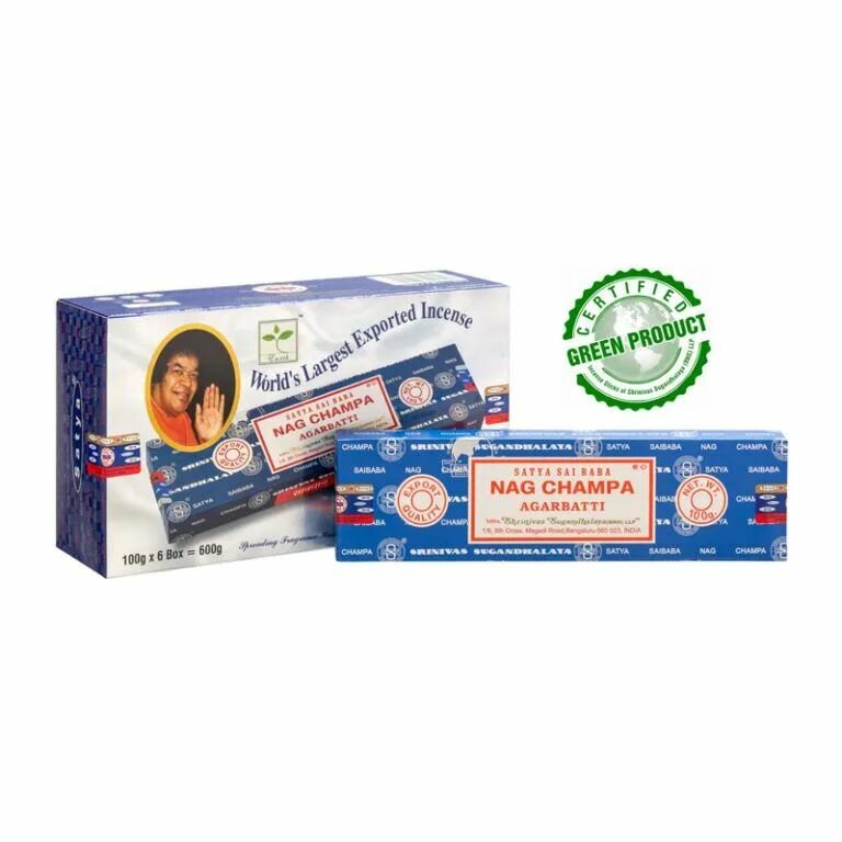 SATYA Ароматические Палочки Nag Champa (100г.*6уп)