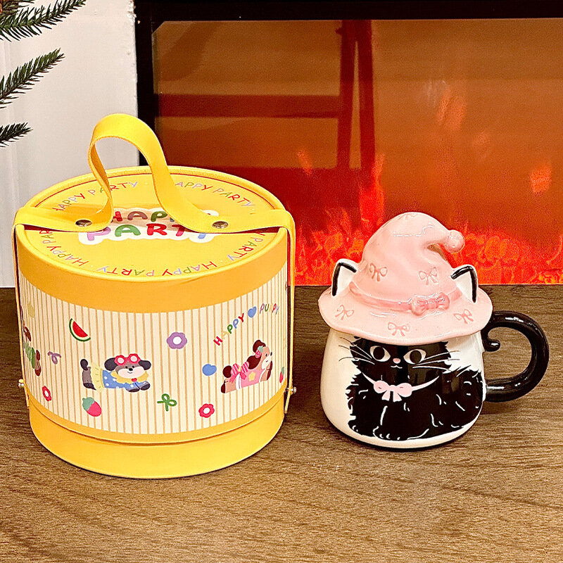 Подарок на день рождения для девочек, практичный небольшой презент, высокая эстетическая ценность, милая керамическая кружка, изысканный подарок для лучших подруг.