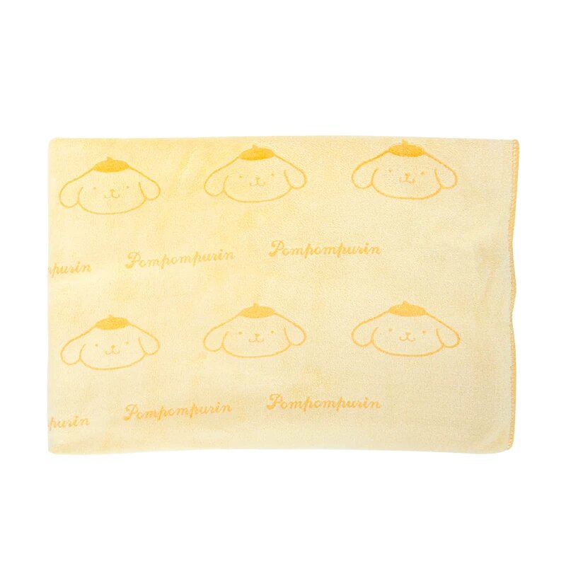 Детское полотенце MINISO Sanrio Cinnamoroll My Melody из мягкой микрофибры, банное полотенце, полотенце для лица Желтое