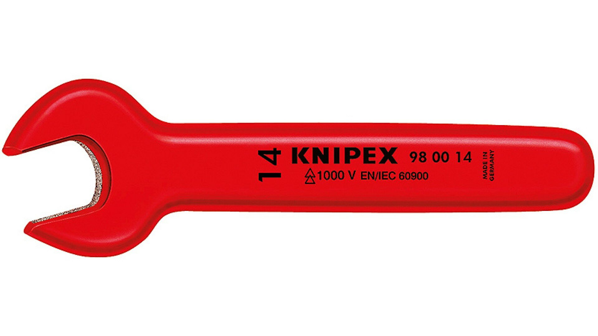 Ключ гаечный рожковый Knipex VDE, 8 мм, длина 105 мм, диэлектрический