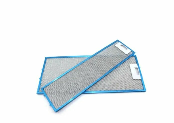 Жировой фильтр Lonfur для кухонной для вытяжки Комплект для Интегра 60, Kamilla 600, Алюминиевый жироуловитель, сетка - решетка 475х130 и 475х205 мм