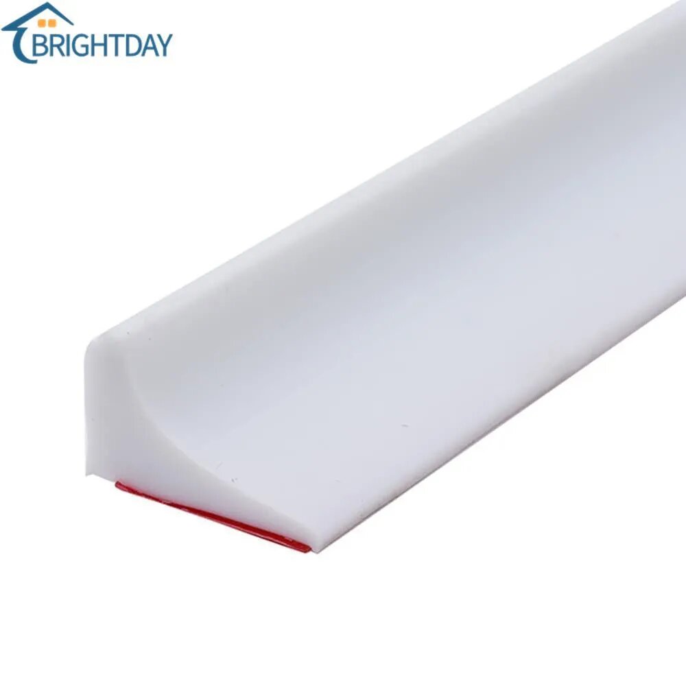 Силиконовый сгибаемый водяной барьер для душа, самоклеящийся, удерживающая полоса для воды для ванной комнаты