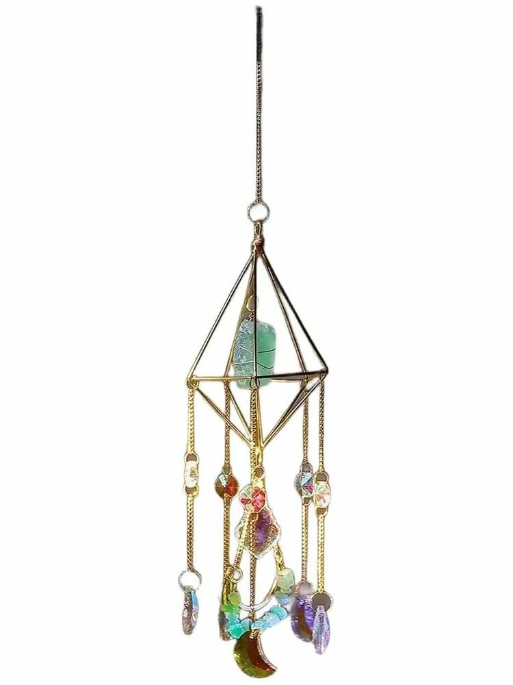 Yunzhonglu натуральный флуорит, природная руда, кристалл призма для фото, ловец солнца