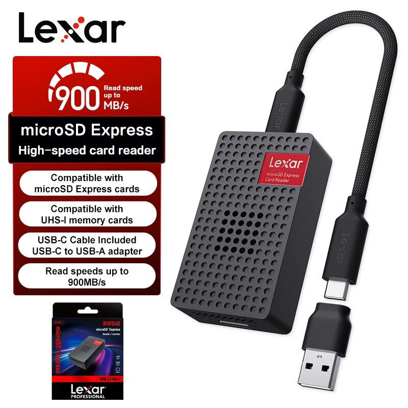Lexar microSDXC Express Card Reader Max 900 Mb/s PLAY PRO — фото 1