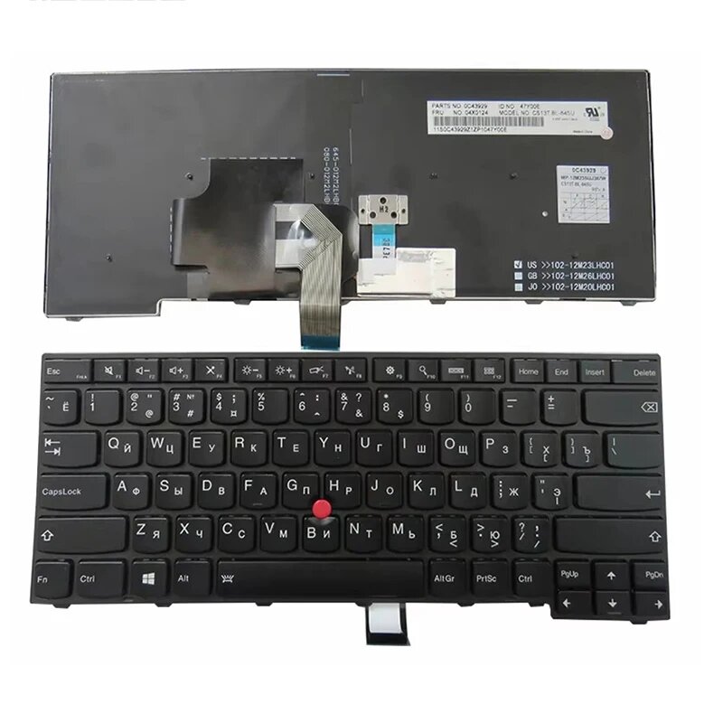 Клавиатура для Lenovo ThinkPad E440/T440 RU Rod Backlit