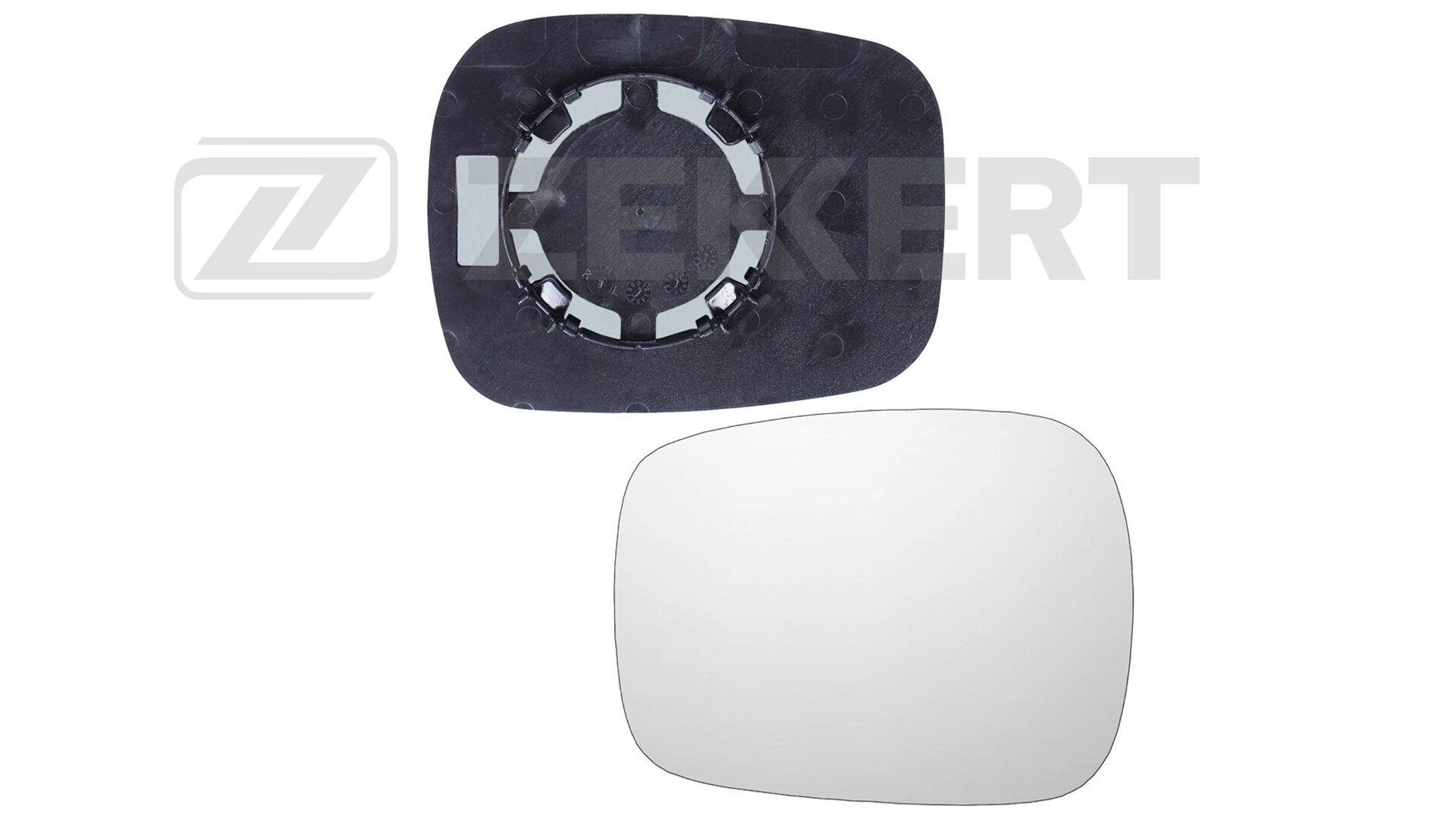 Стекло зеркала левый правый с подогревом Zekkert Германия на Renault Kangoo . Зеркало на Рено Кангу 1998 - 2008гг