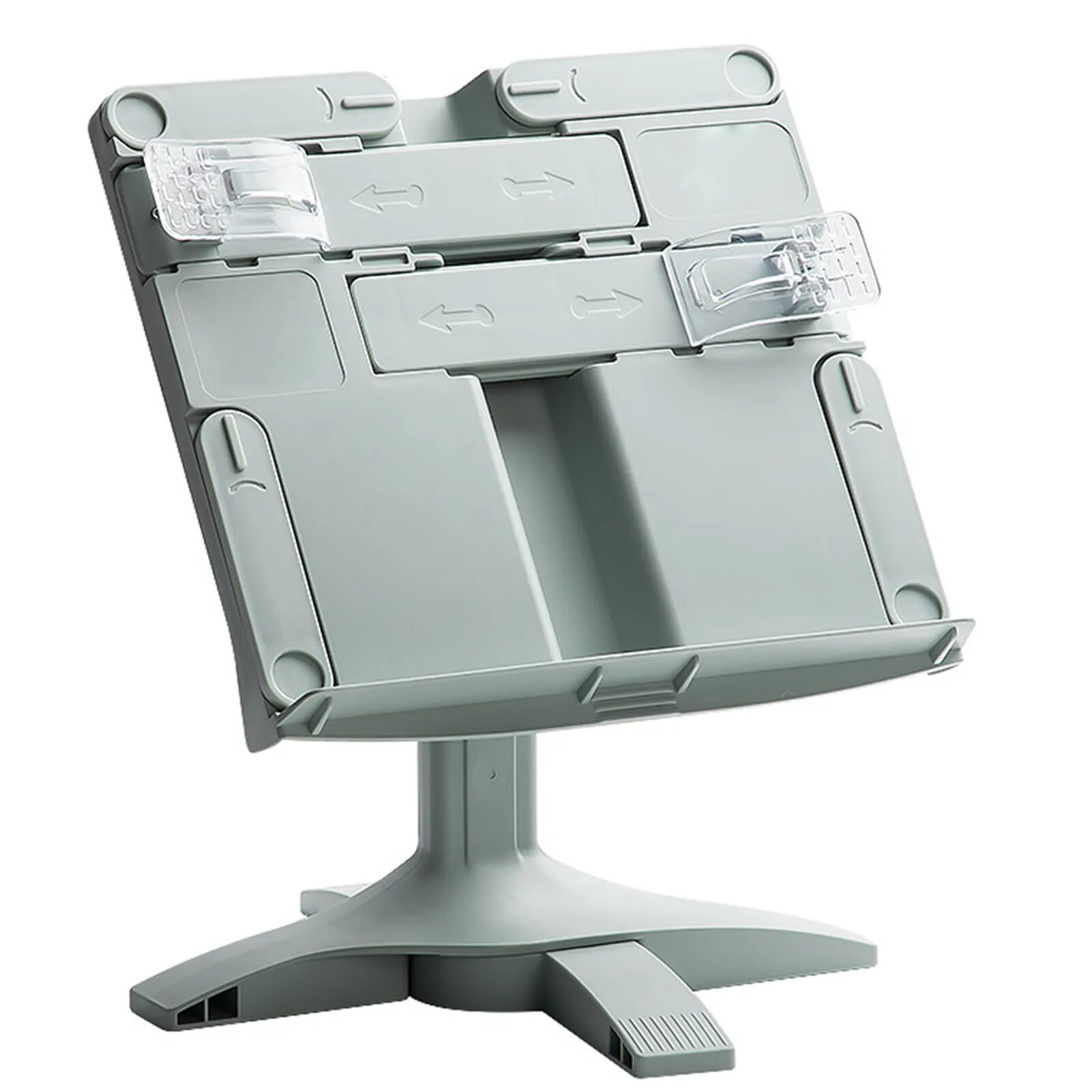 Регулируемая подставка для книг book stand Серый, Matcha green