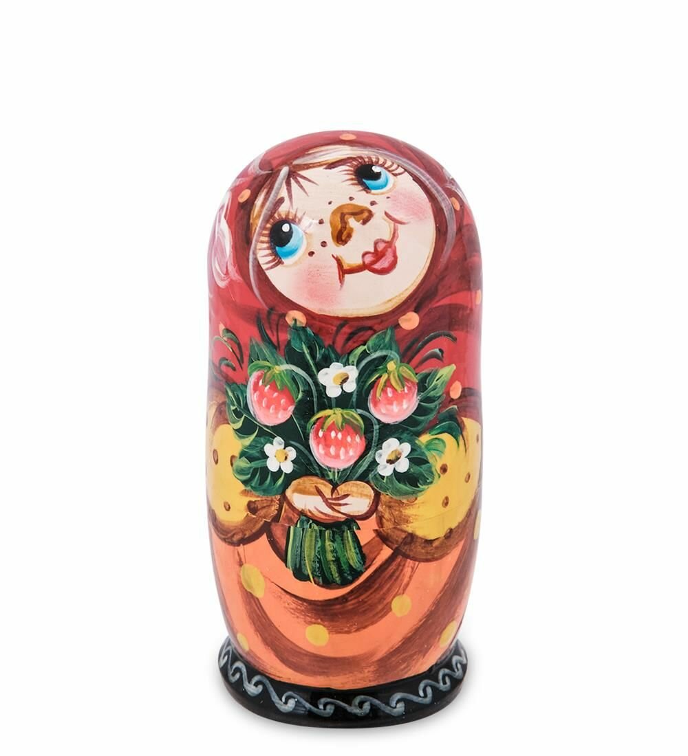 Матрешка 5м "Фрося" мал. A2188557 Народные промыслы, Дерево липа, краски, лак