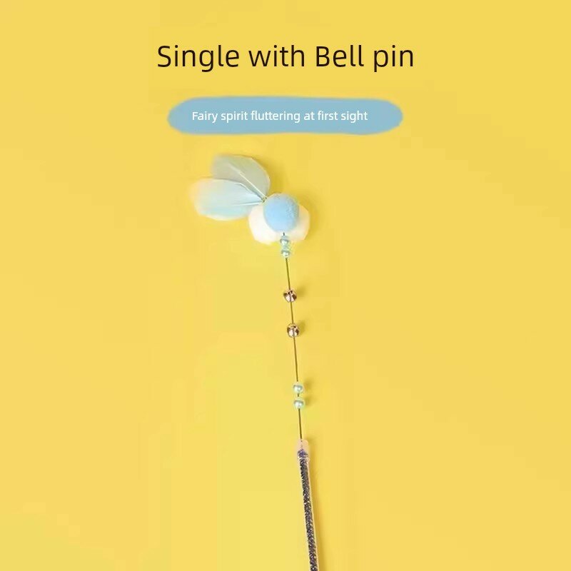 Забавная кошачья палочка, устойчивая к перьям жеванию и растушению, котенок, котенок и молодой кот, артефакт