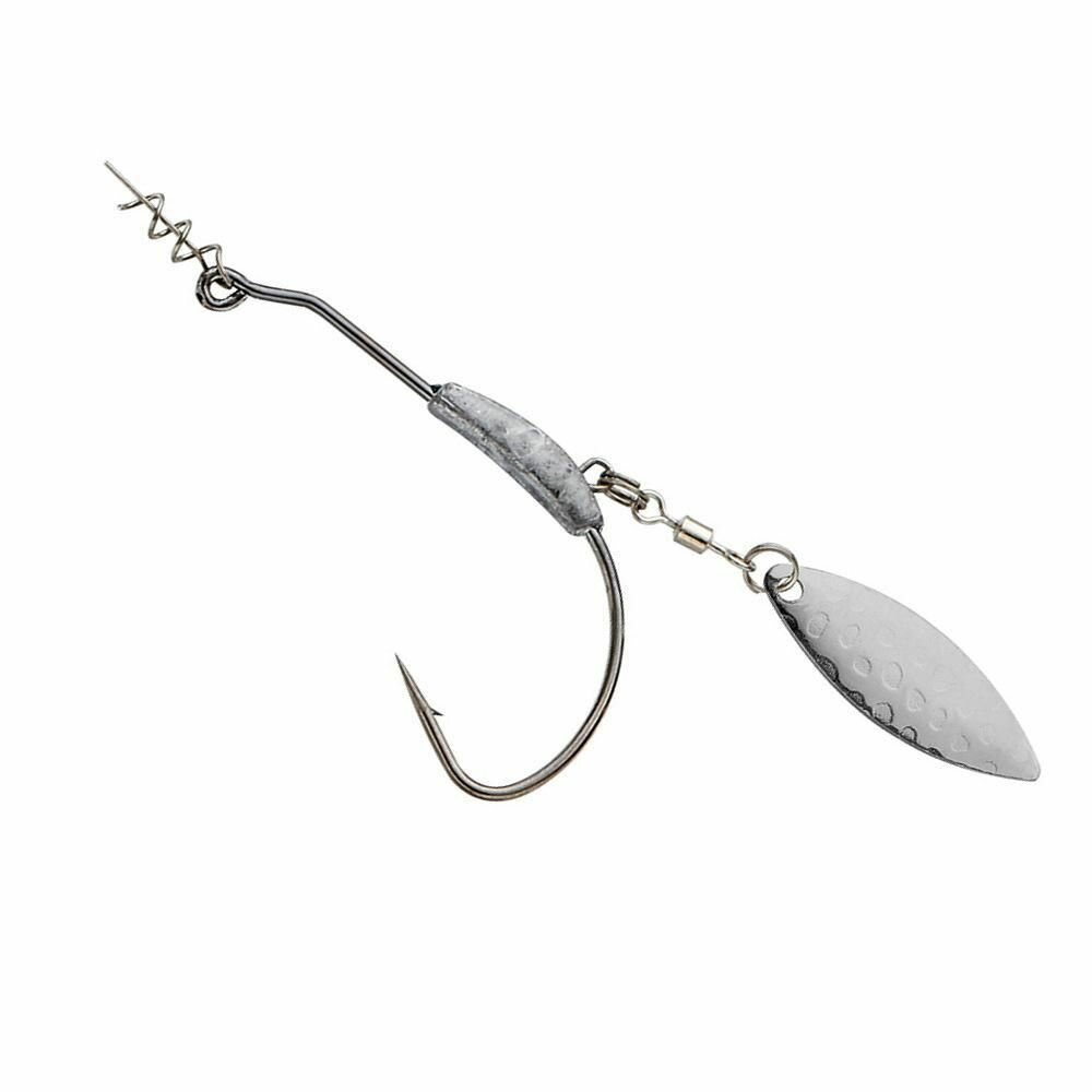 Свинцовый крючок Luya с одинарным крючком, украшенным блестками