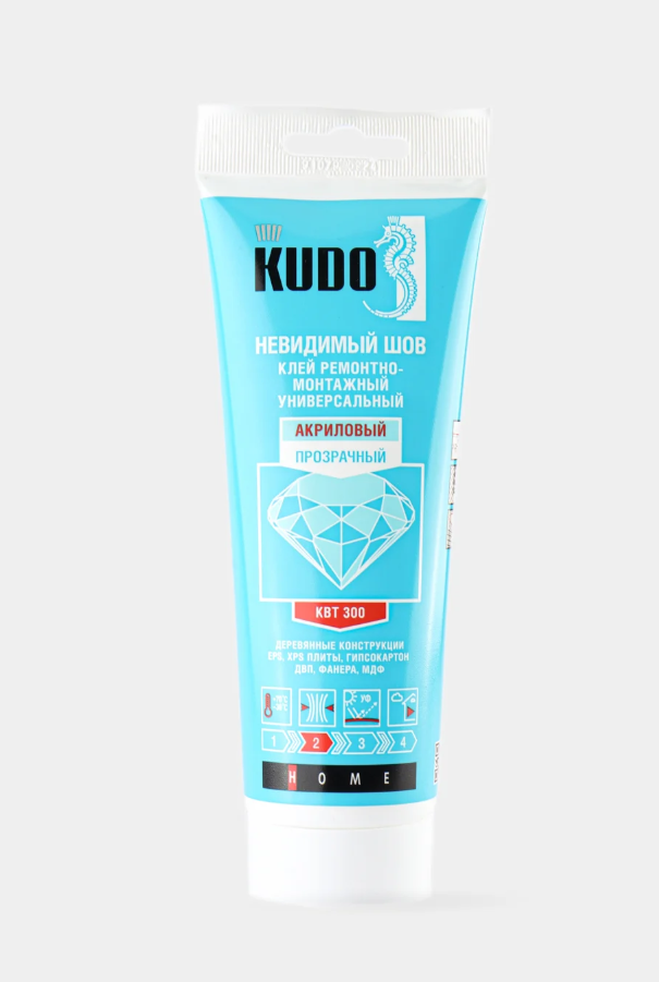Монтажный клей прозрачный жидкие гвозди KUDO 200 мл