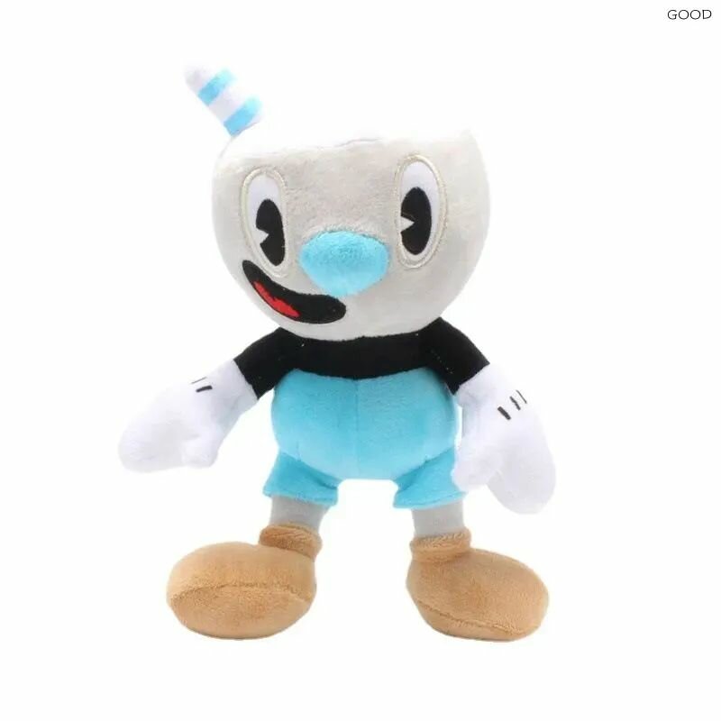 Cuphead и Mugman / Игрушка из игры Cuphead / Плюшевая игрушка для коллекции