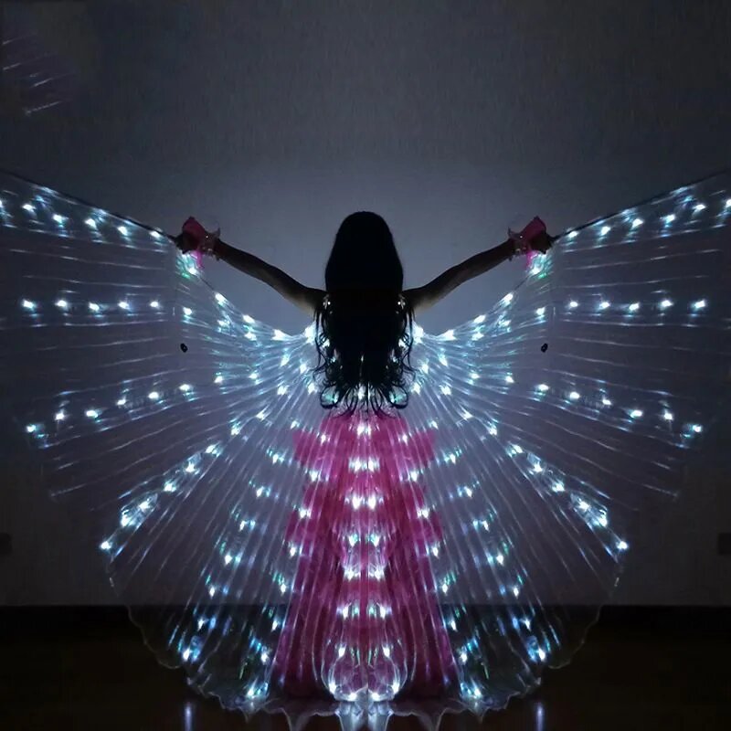 Светящиеся крылья для танца ангела для ребенка