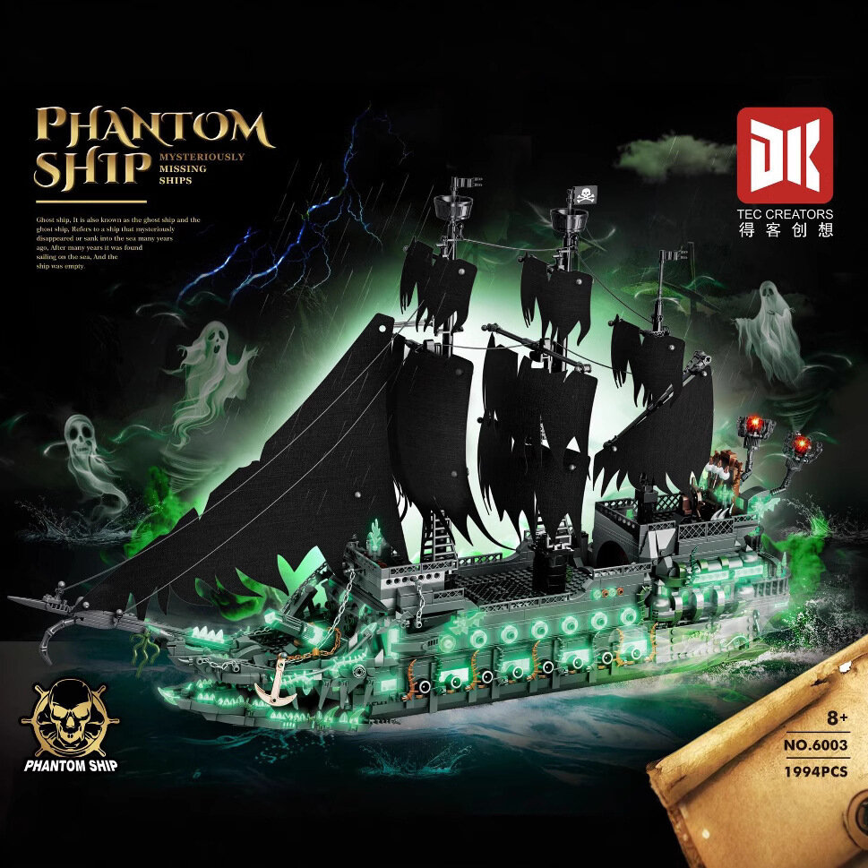 Chuangxiang 7031 Дракон и стражник сокровищ Ведьма Башня Строительные блоки Творческая сборка Игрушка в подарок