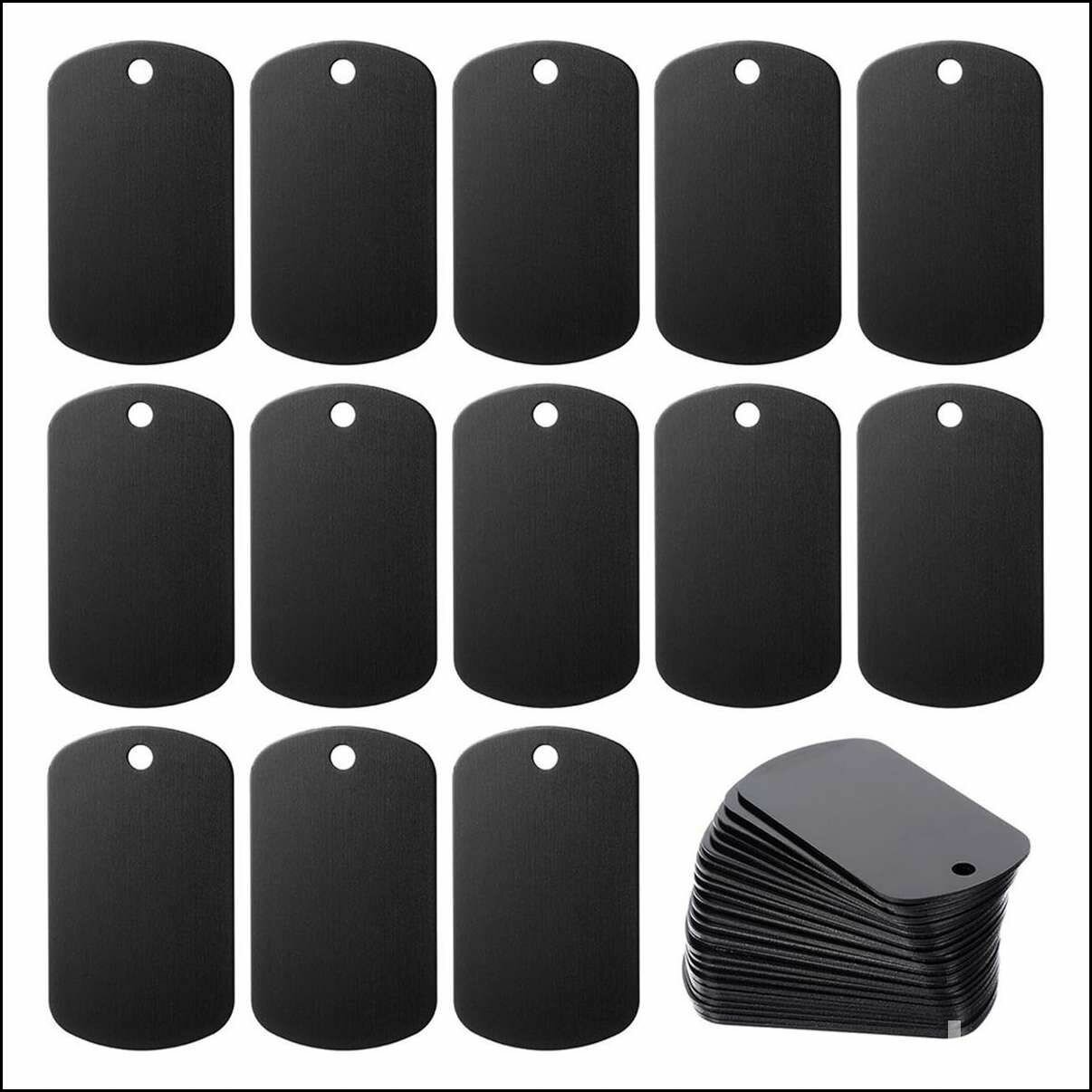 Заготовки алюминиевые штампованные для табличной гравировки 25 шт. в упаковке