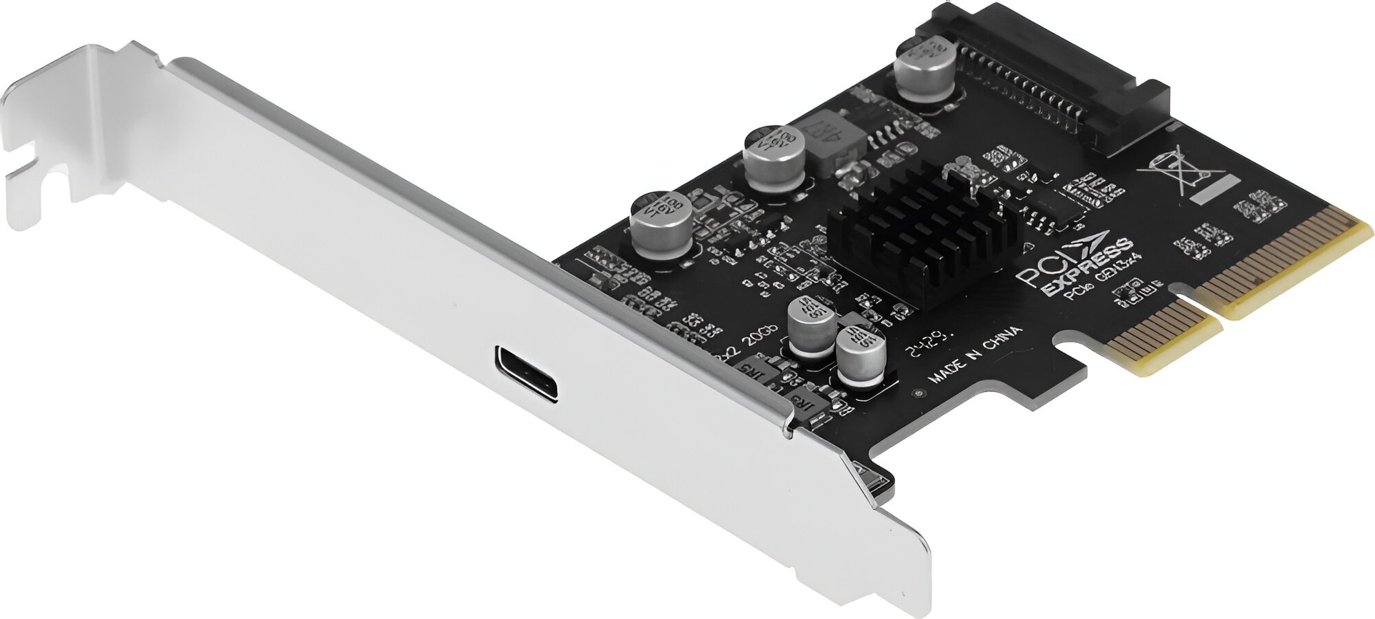 Контроллер NONAME PCI-E ASM3242 Bulk, PCI Express, 2500 Мбит/с