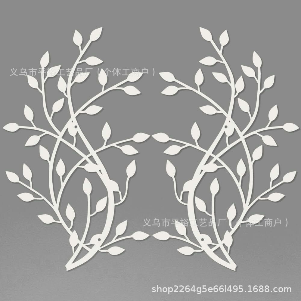 Новый стиль металлические листья стены декоративные кованые творческие гостиная фон стены арт металлические стены