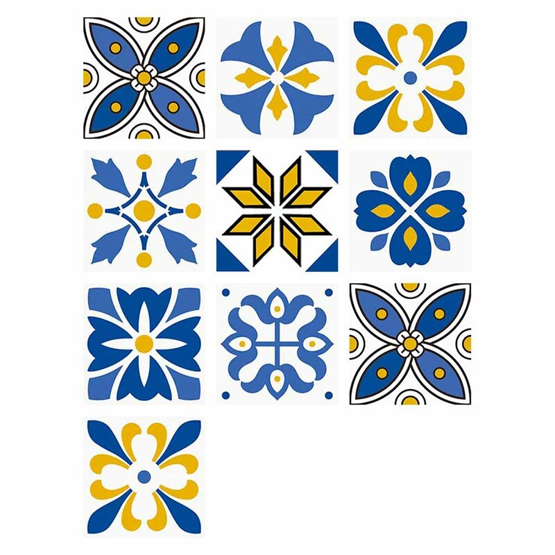 Симулированные 3D-наклейки под плитку для декора пола в ванной, водонепроницаемые и износостойкие маленькие плитки,