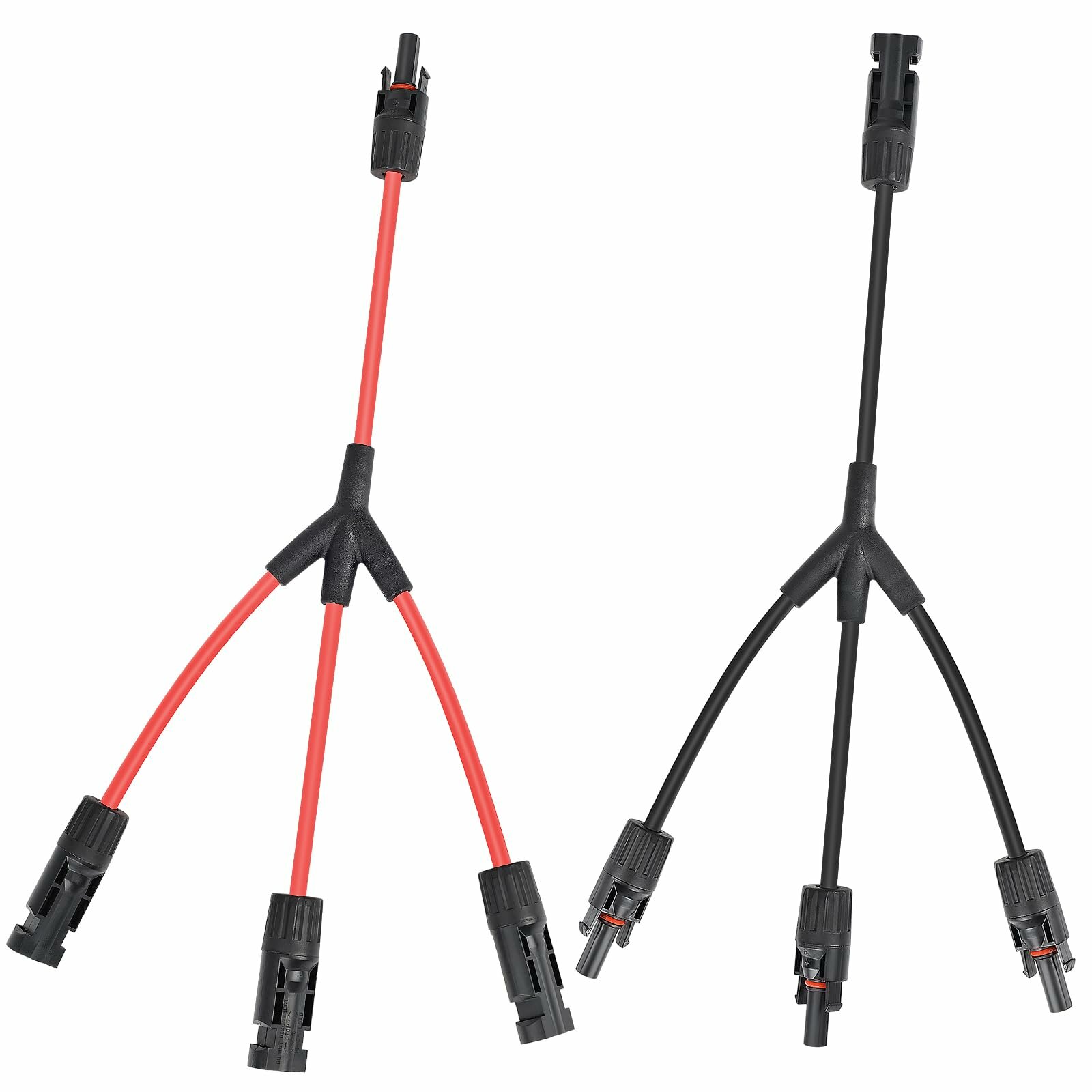 Коннекторы для солнечных панелей Y-образный разветвитель параллельный адаптер 30A кабель 1 на 3 мужской женский коннектор проводной разъем набор инструментов для солнечных панелей (M/FFF и F/MMM, 1 пара)